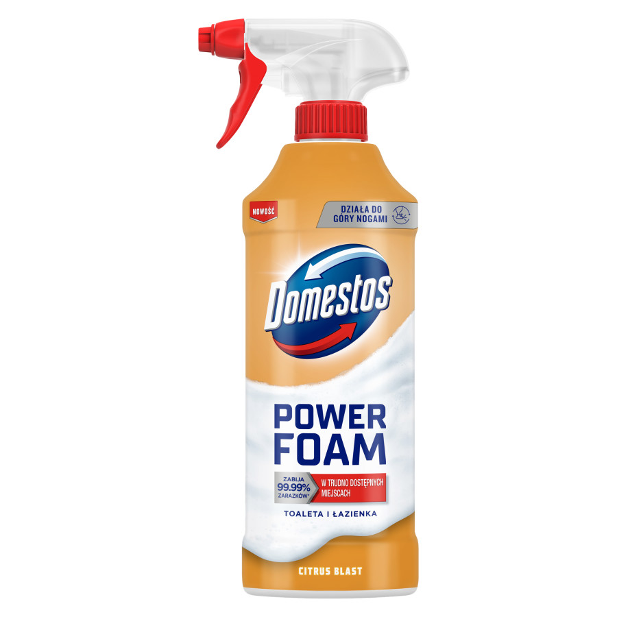Domestos Power Foam dociera do najtrudniej dostępnych miejsc | Domestos