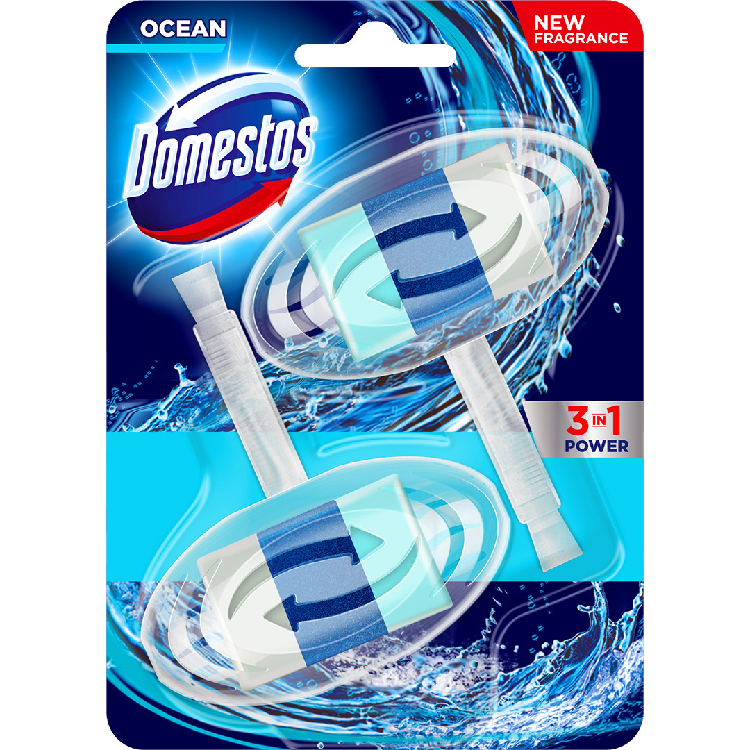 Domestos 3in1 kosaras WC-rúd Ocean | Domestos