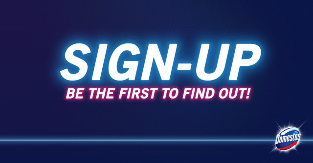 Sign Up | Domestos